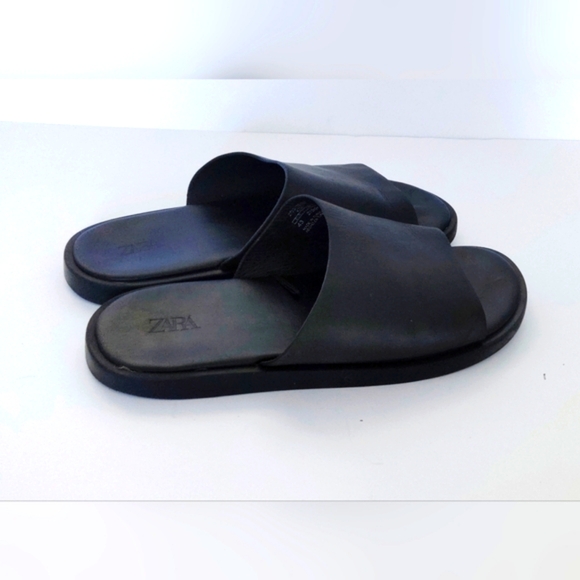 Zara | Shoes | Zara Mens Leather Sandals Size 43 Eu Preowned | Poshmark
